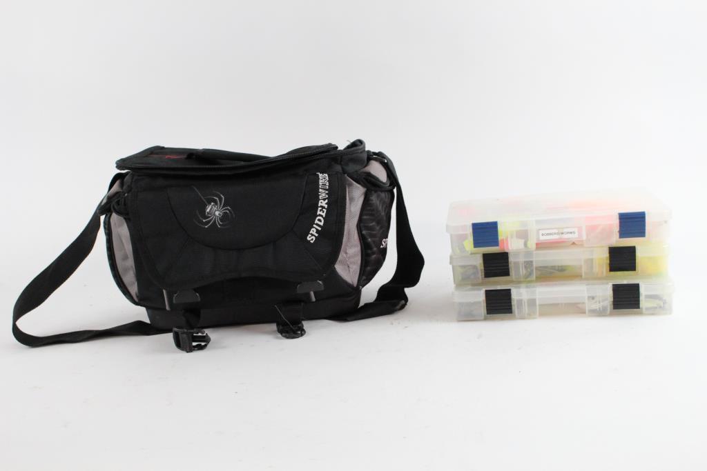 Spiderwire Orb Tackle Bag With Assorted Lures And More, 30+ Pieces ...