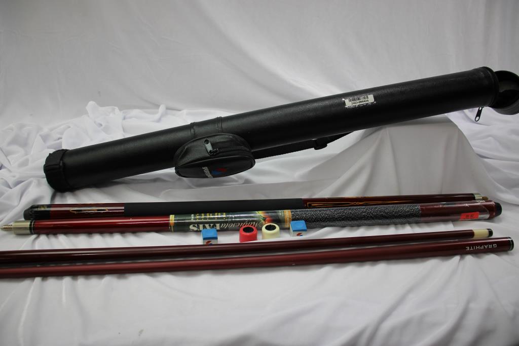 Sportcraft Pool Stick With Case 6+ Pieces | Property Room