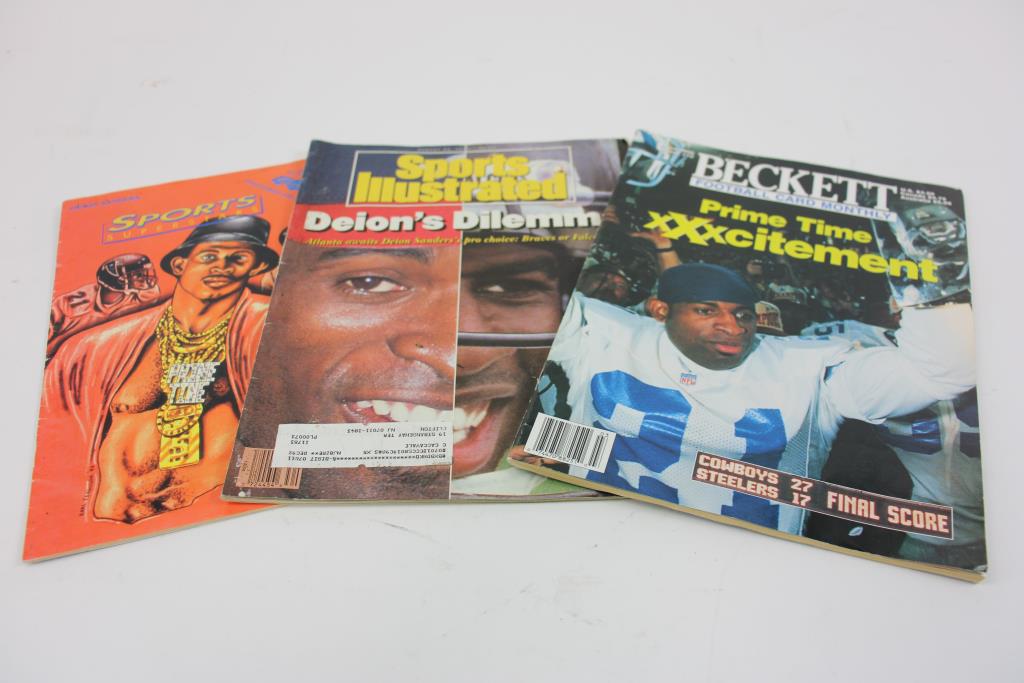 Sports Illustrated, Sports Superstars, Beckett Sports Magazines, 6 ...