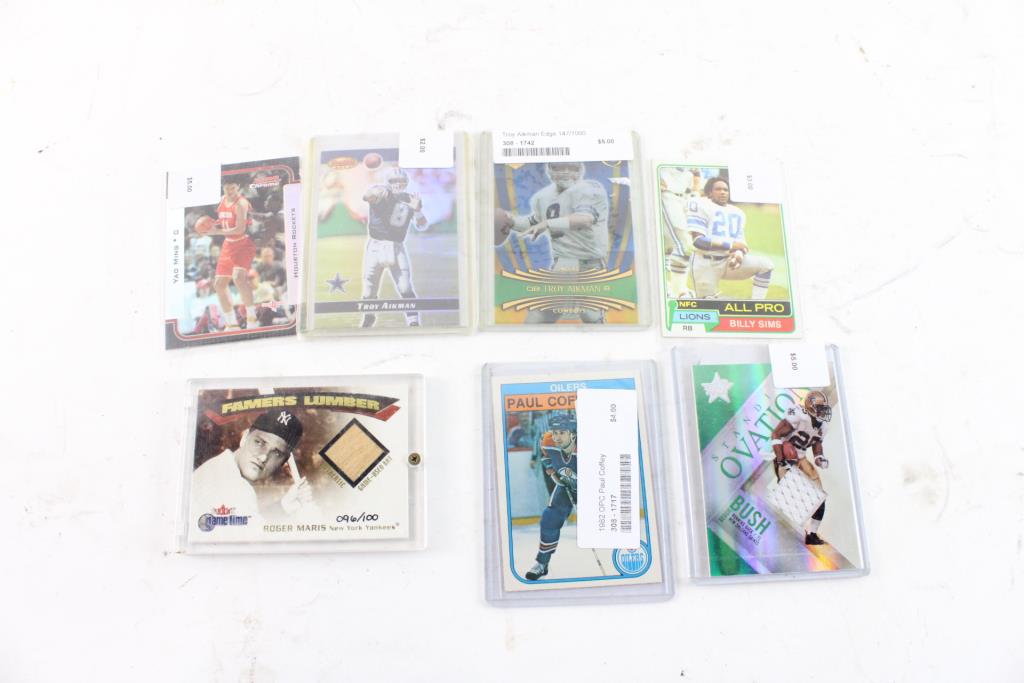 Sports Trading Cards, 5+ Pieces | Property Room