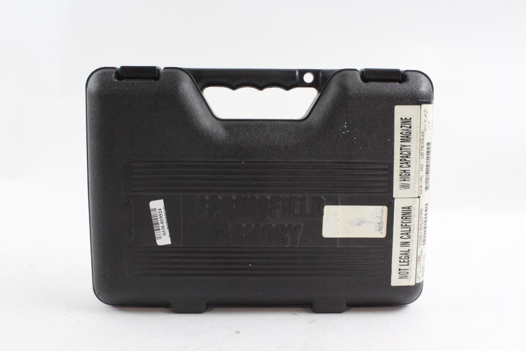 Springfield Armory Lockable Plastic Sidearm Case, With Lock And More ...