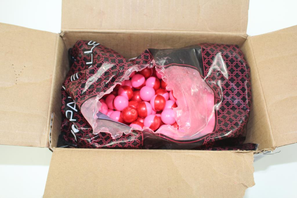 Spyder Premium Grade Red/Pink Shell , 68 Caliber Paintballs Approx 500 ...