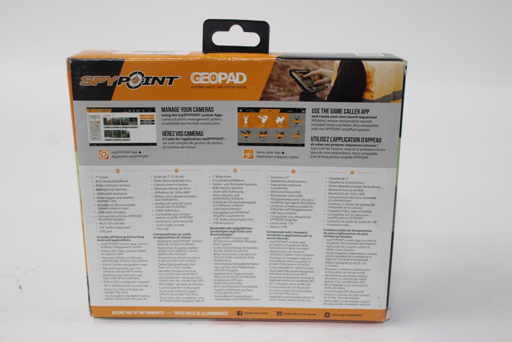 SpyPoint Geopad Hunting Tablet | Property Room