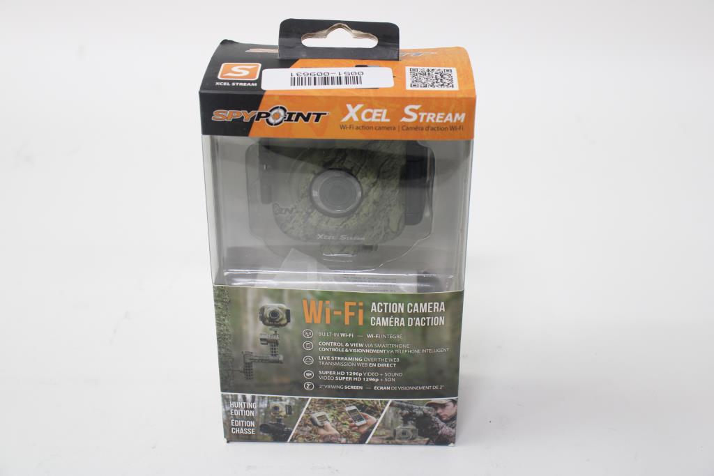 SpyPoint Xcel Stream Wi-Fi Action Camera | Property Room
