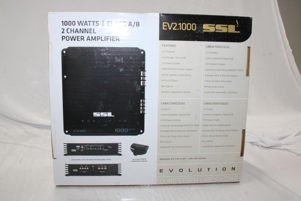 SSL 2 Channel Car Amplifier | Property Room