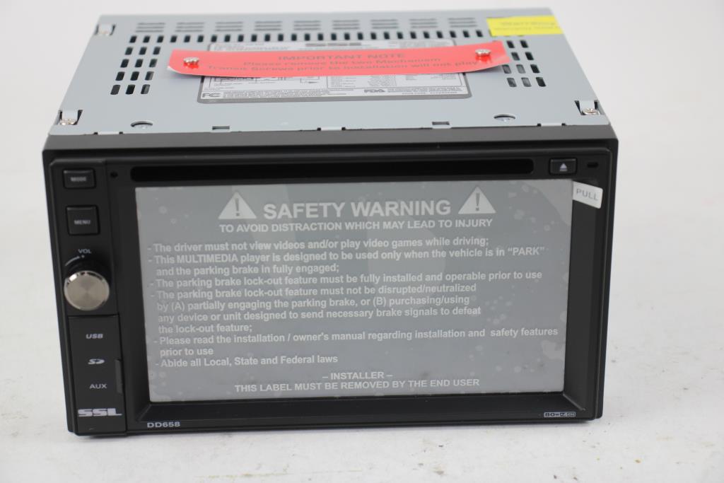 Ssl 320 Watts Double-din Dvd Am/fm Receiver | Property Room