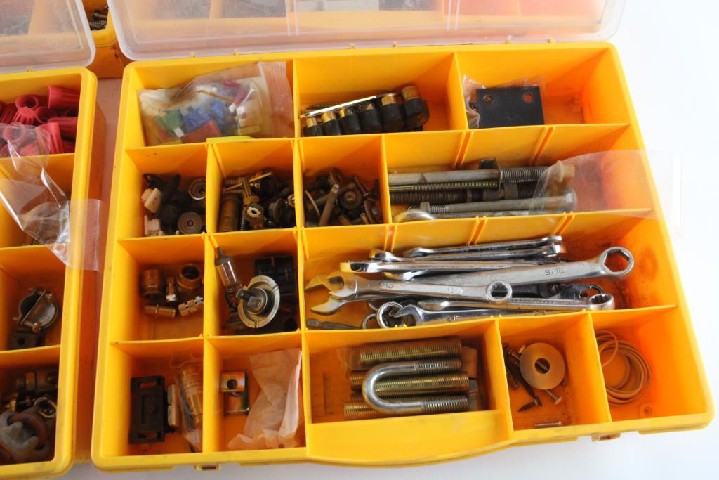 Stack-On Tool Boxes With Assorted Tools & More, 20+ Pieces | Property Room
