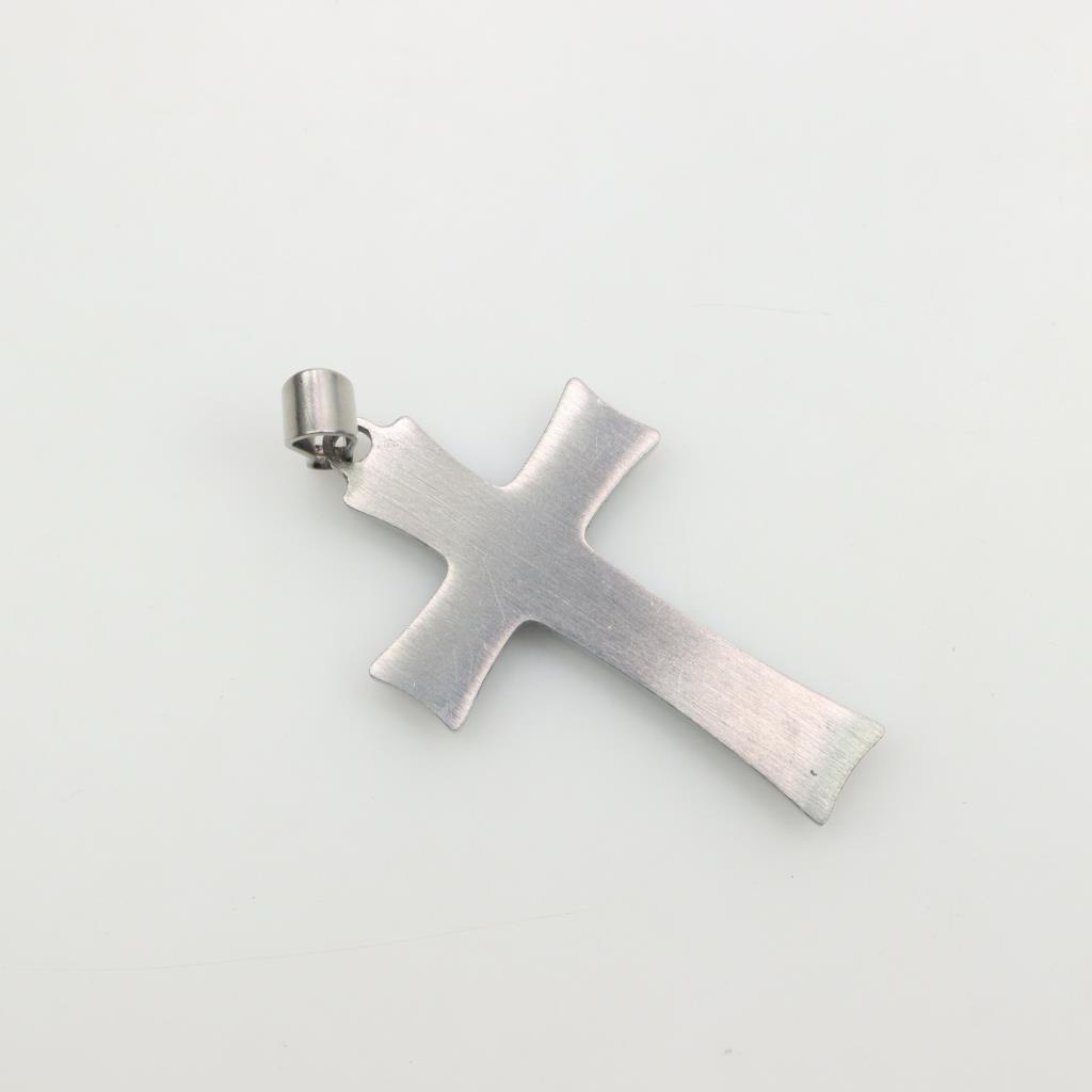 Stainless Steel Cross Pendant | Property Room