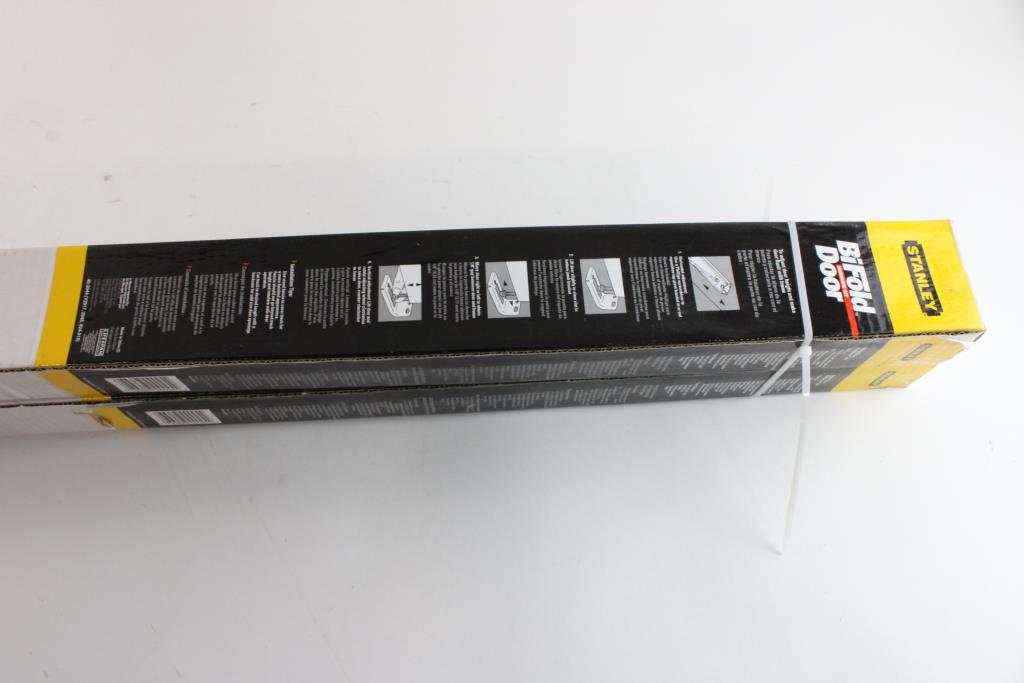 Stanley 48" BiFold Door Steel Tracks, 2 Pieces | Property Room