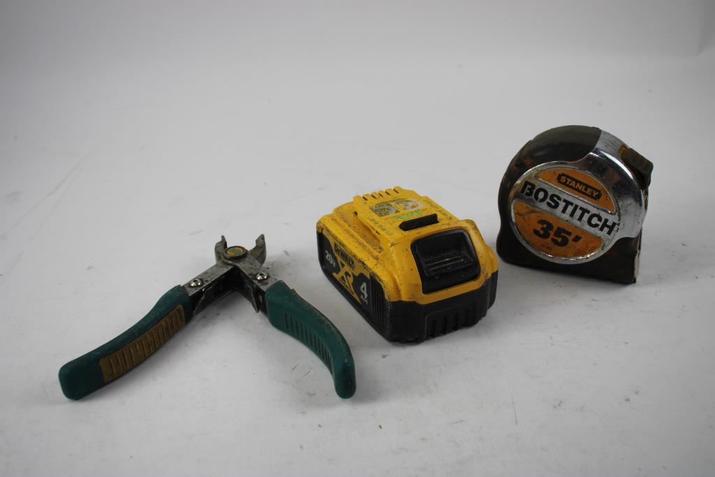 Stanley Bostitch 35' Measuring Tape, Irwin Locking Pliers, And More, 14 ...