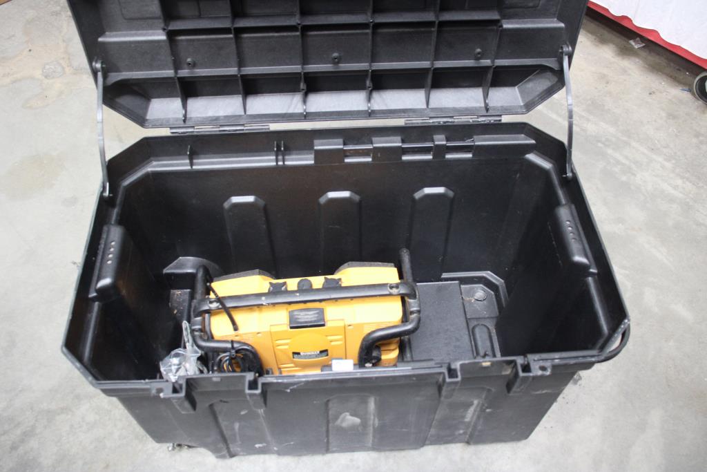 Stanley Box Container And Dewalt Work Site Radio | Property Room