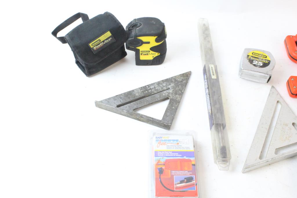 Stanley Fat Max Laser Plumb Bob And More, 5+ Pieces | Property Room