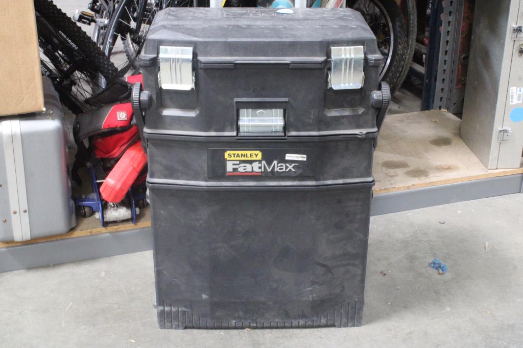 Stanley Fat Max Trolley Storage Box With Accessories | Property Room