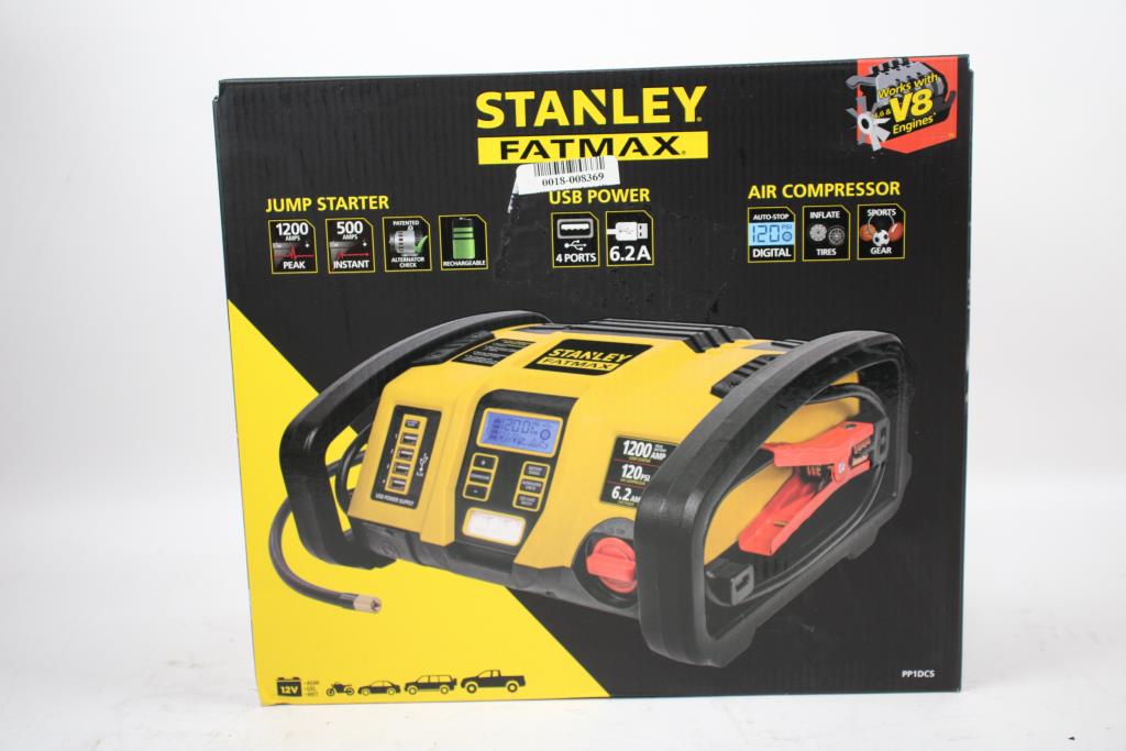 Stanley Fatmax Jump Starter/Air Compressor, PP1DCS | Property Room