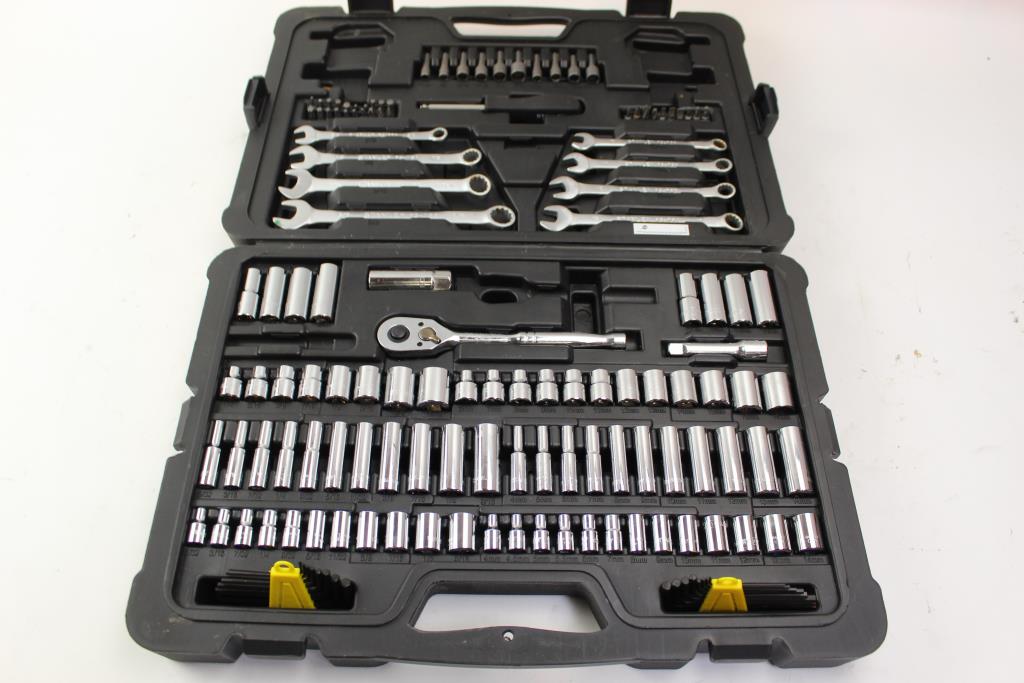 Stanley Mechanics Tool Set: Sockets, Wrenches, Ratchet And More ...