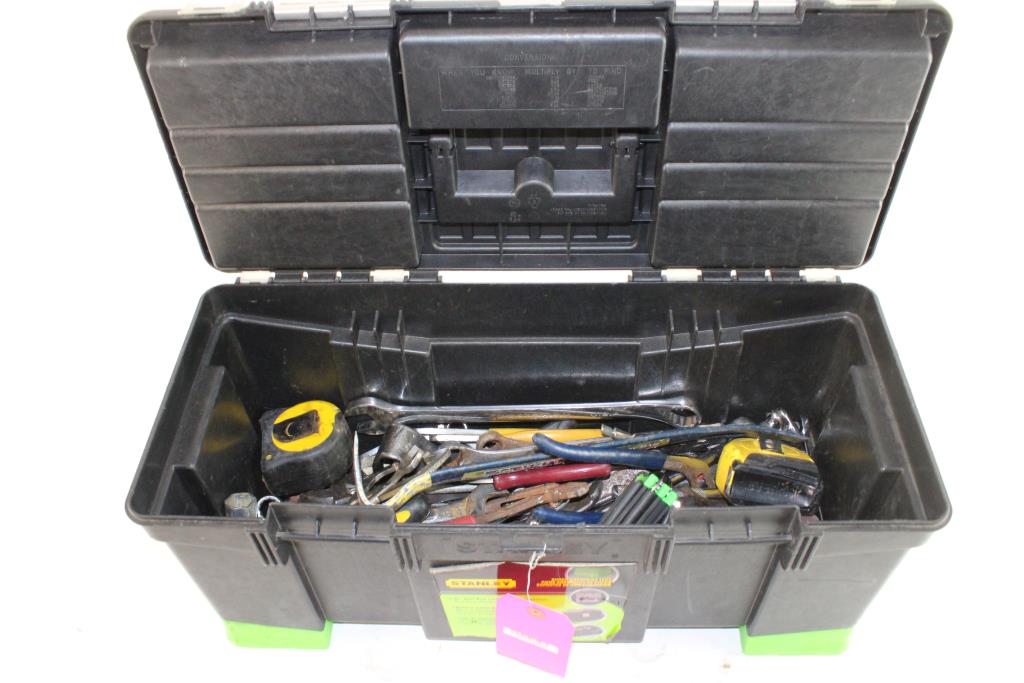 Stanley Tool Box With Screwrivers, Pliers, And More, 10+ Pieces ...