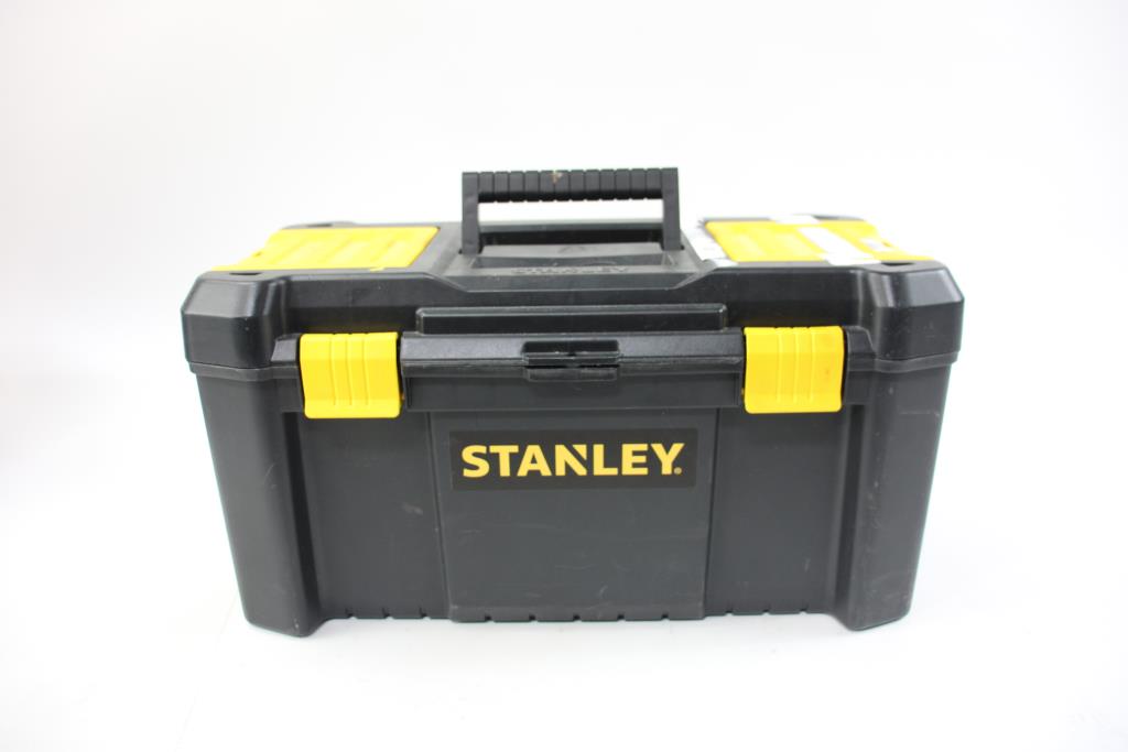Stanley Tool Box With Wrenches, Screwdrivers And More 10+ Pieces ...