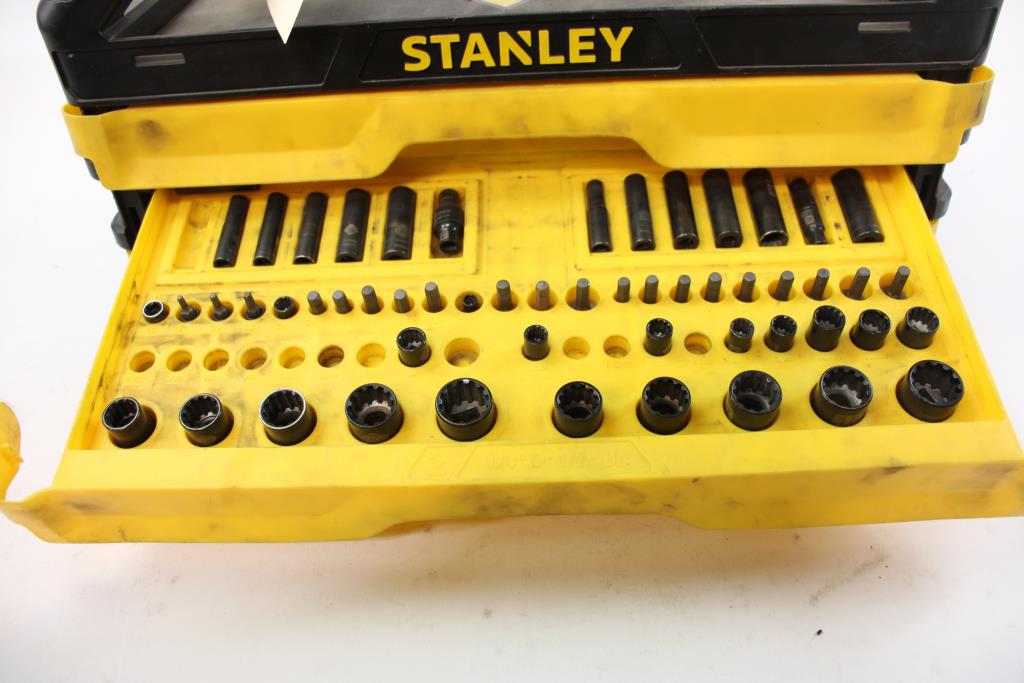 Stanley Toolbox With Sockets, 5+ Pieces | Property Room