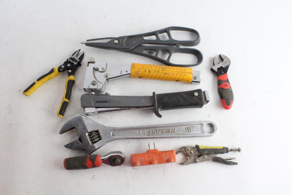 Staple Hammer, Wrench And More, 10 Pieces | Property Room