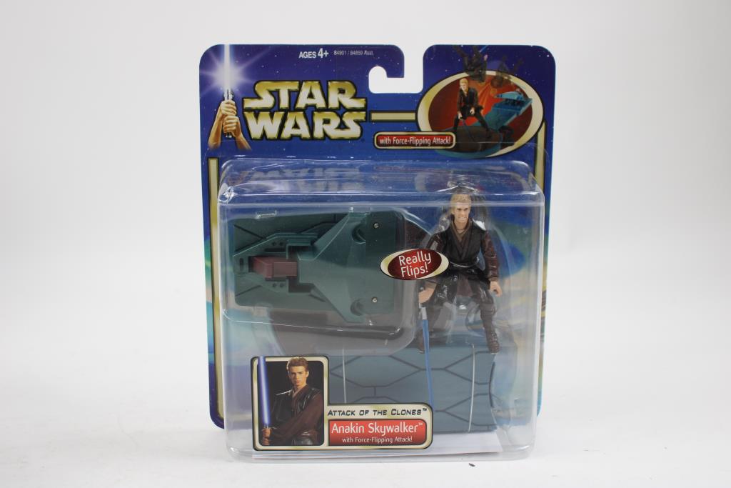 Star Wars Attack Of The Clones - Anakin Skywalker With Force - Flipping ...