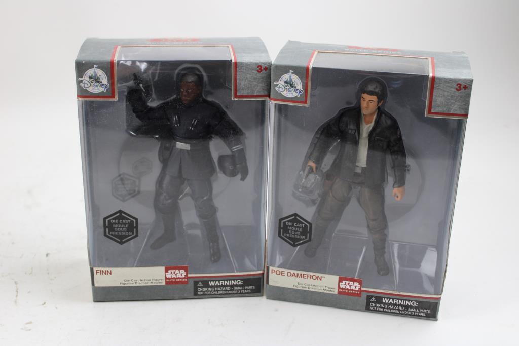 Star Wars Elite Series Action Figures - Finn, Rose & BB-8, And Poe ...