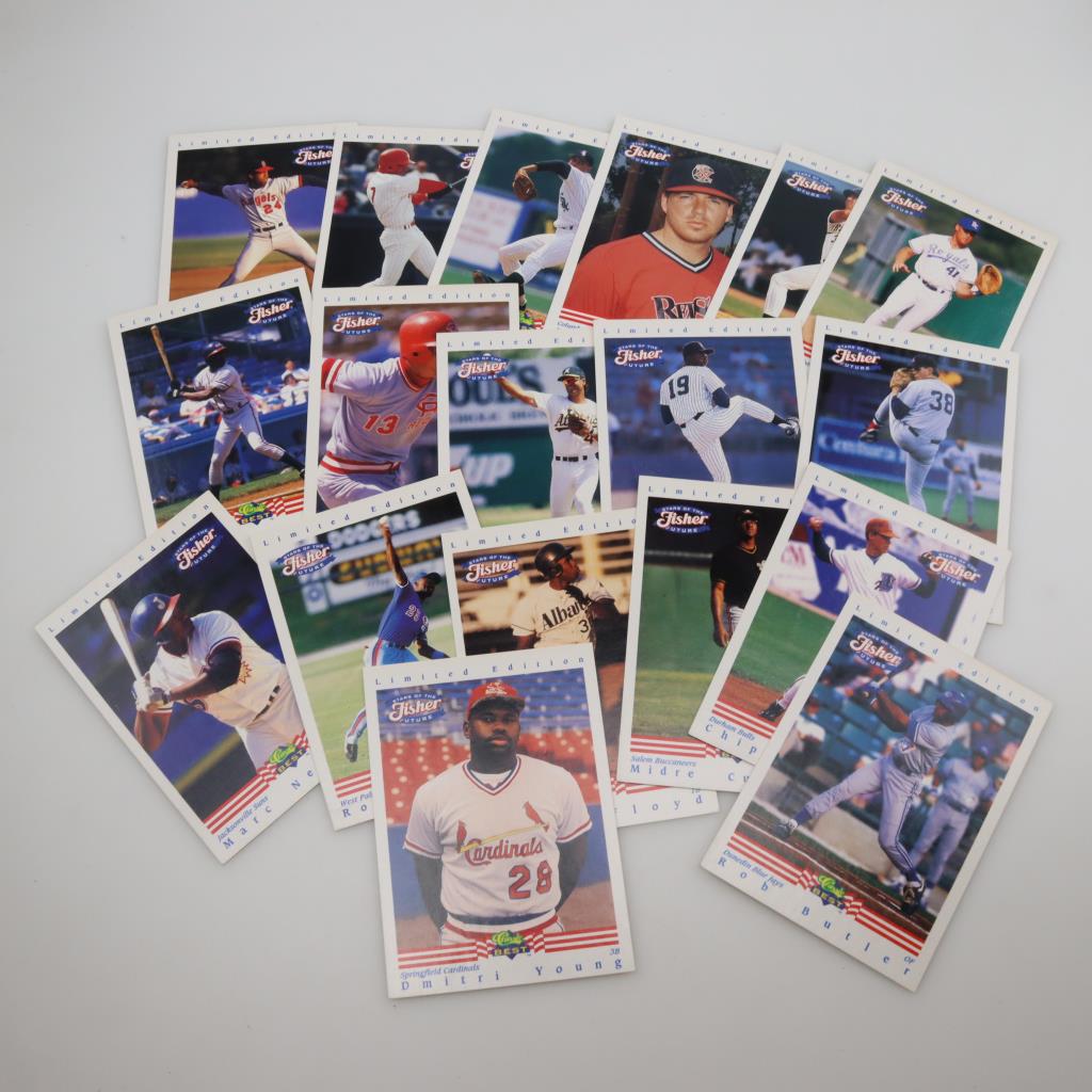 Stars Of The Fisher Future Baseball Trading Cards, 19 Pieces | Property ...