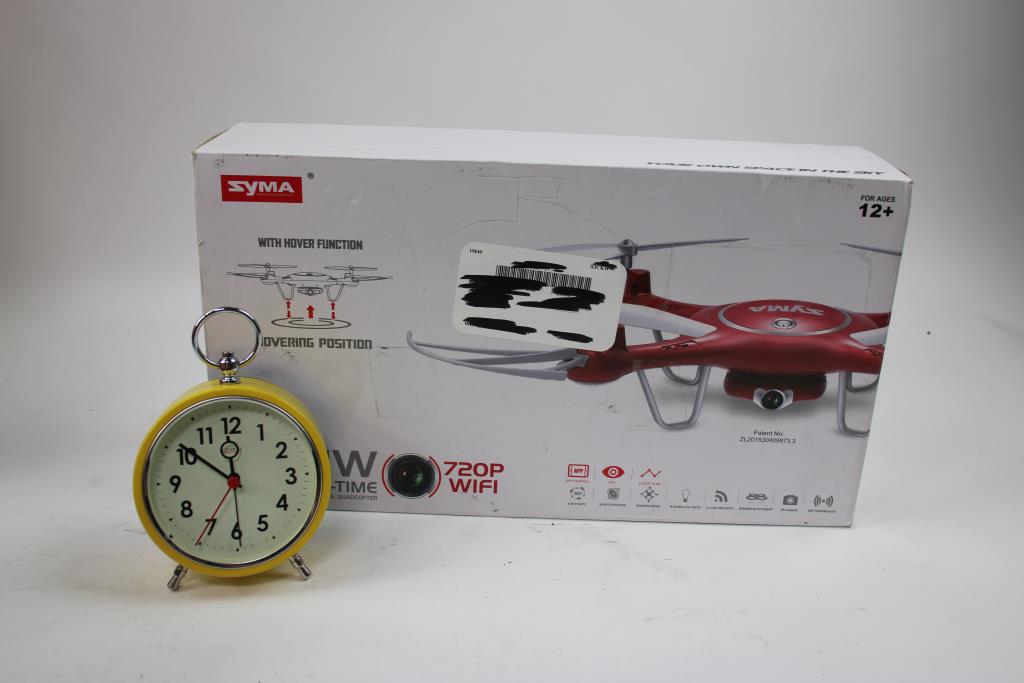 SteelMaster Cash Box, SYMA X5UW Quadcopter, Hefty Shrink-Pak Bags, And ...