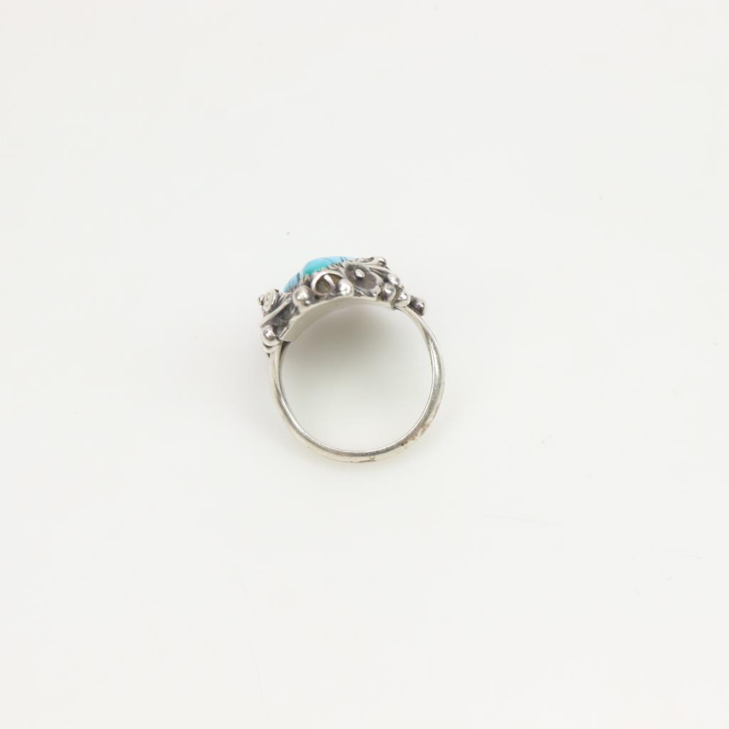 Sterling Silver Blue Stone Ring | Property Room