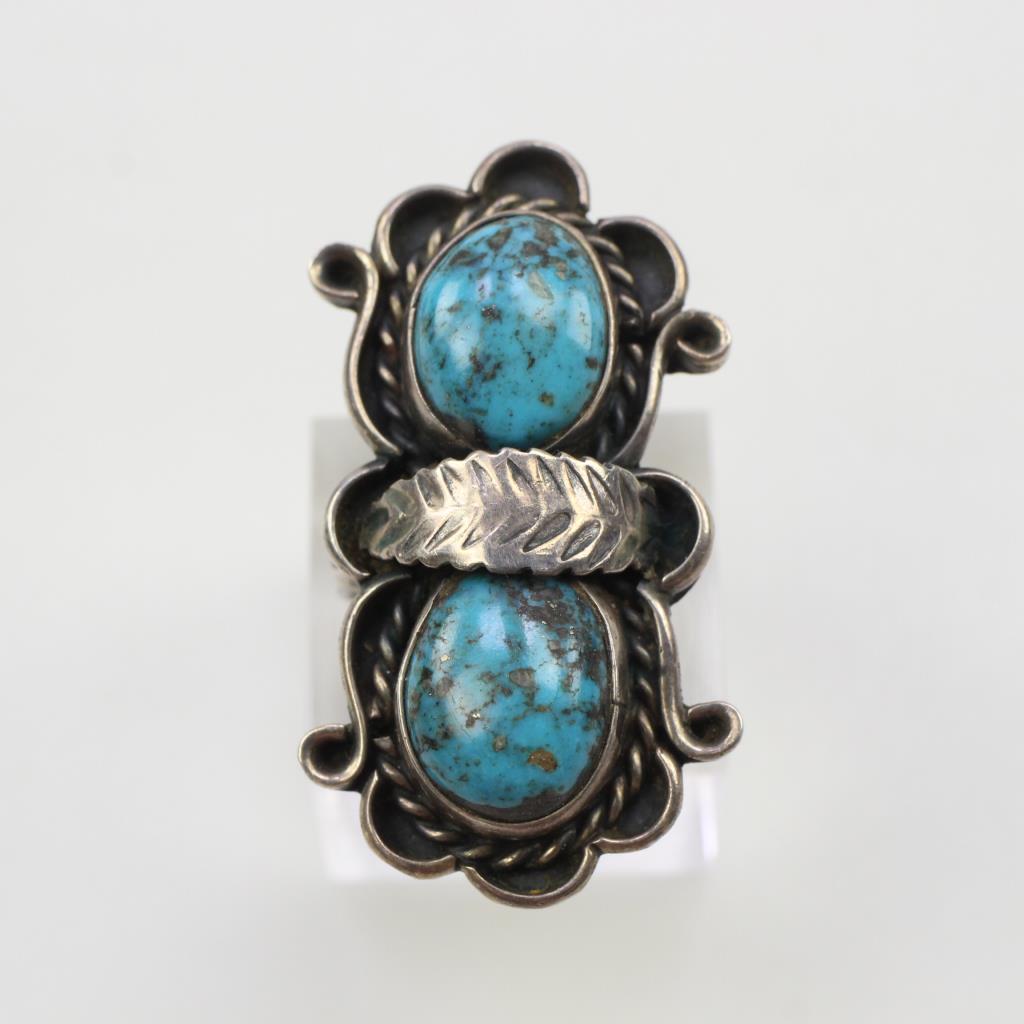 Sterling Silver Blue Stone Ring | Property Room