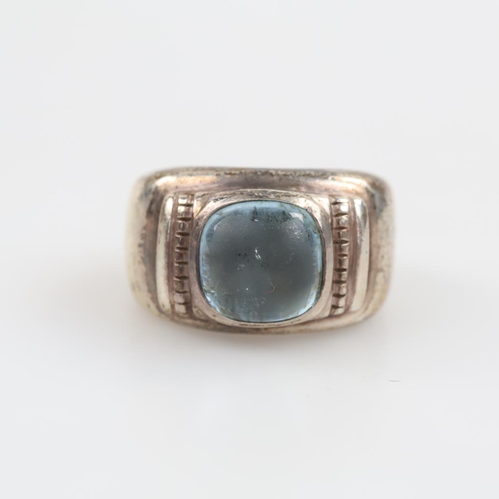 Sterling Silver Blue Stone Ring | Property Room