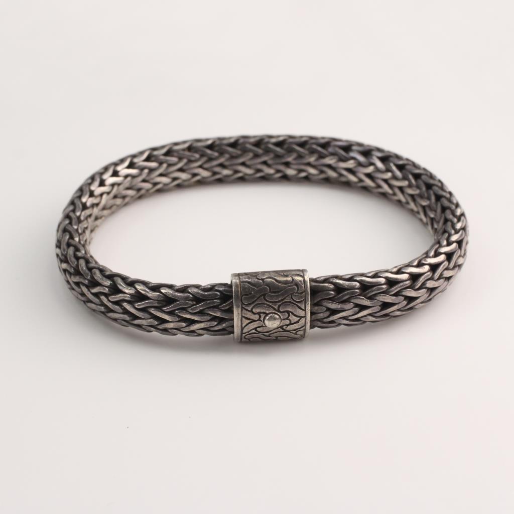 Sterling Silver Braided Bracelet | Property Room
