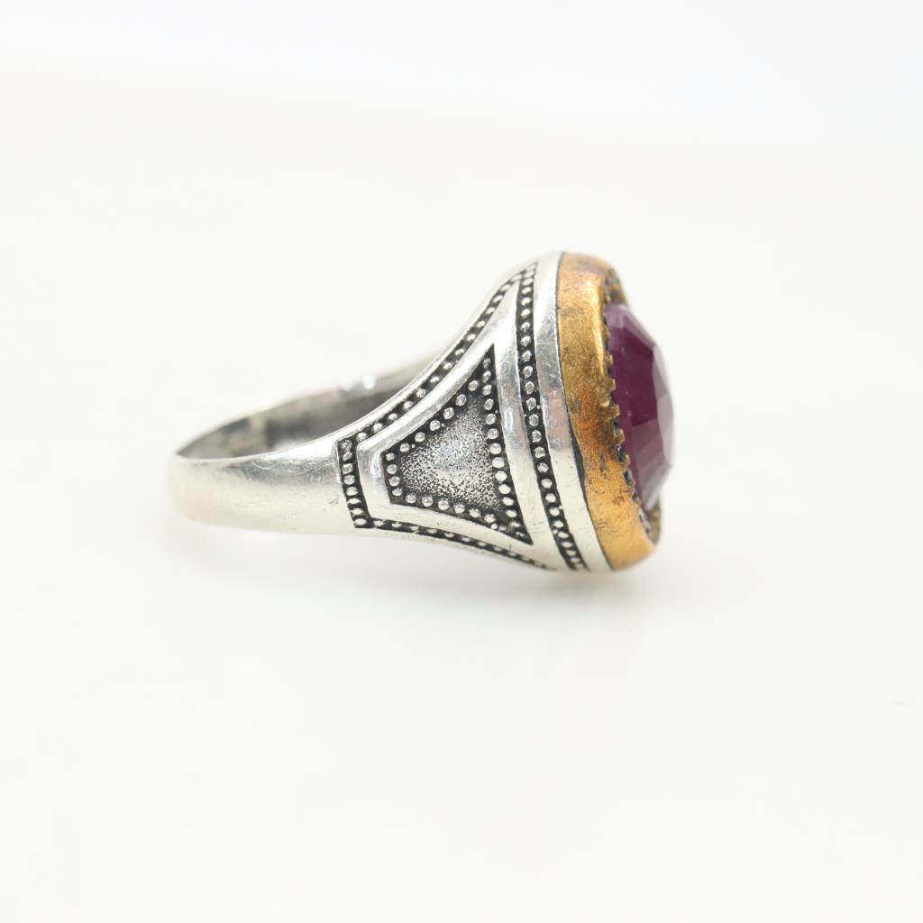 Sterling Silver Copper Ruby Ring | Property Room