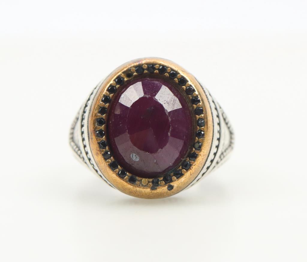 Sterling Silver Copper Ruby Ring | Property Room