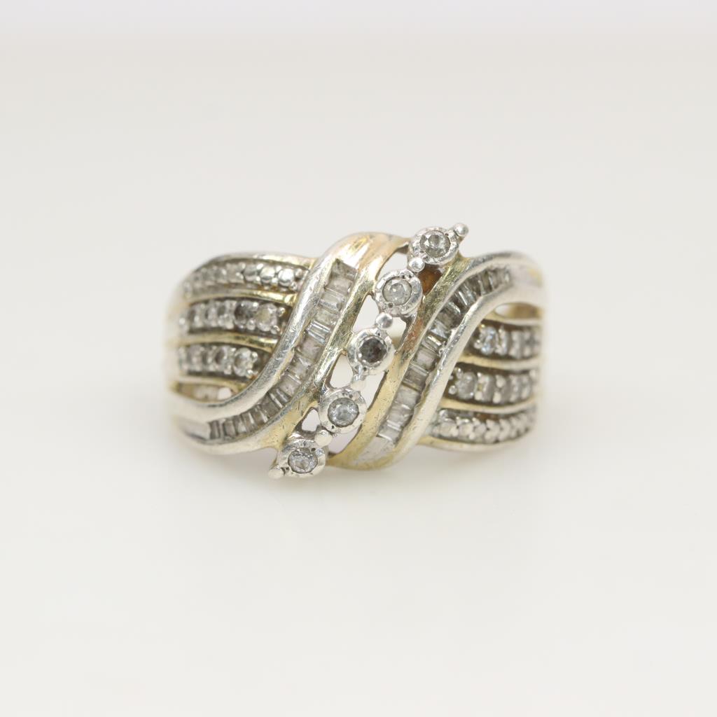 Sterling Silver Diamond Ring | Property Room
