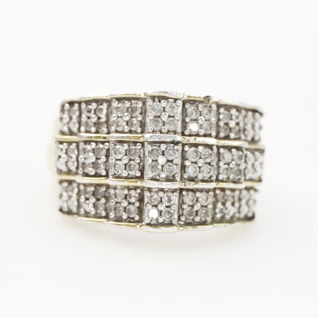 Sterling Silver Diamond Ring | Property Room