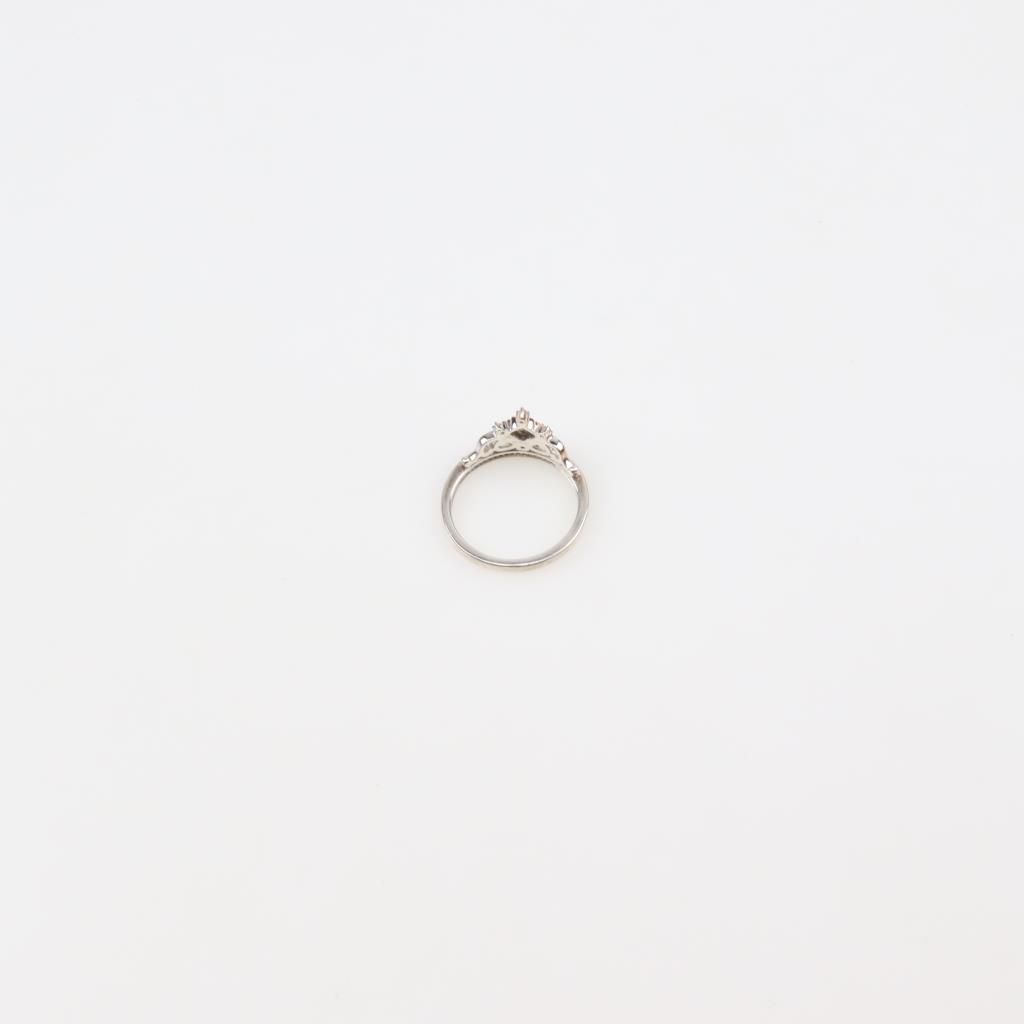 Sterling Silver Diamond Tiara Ring | Property Room