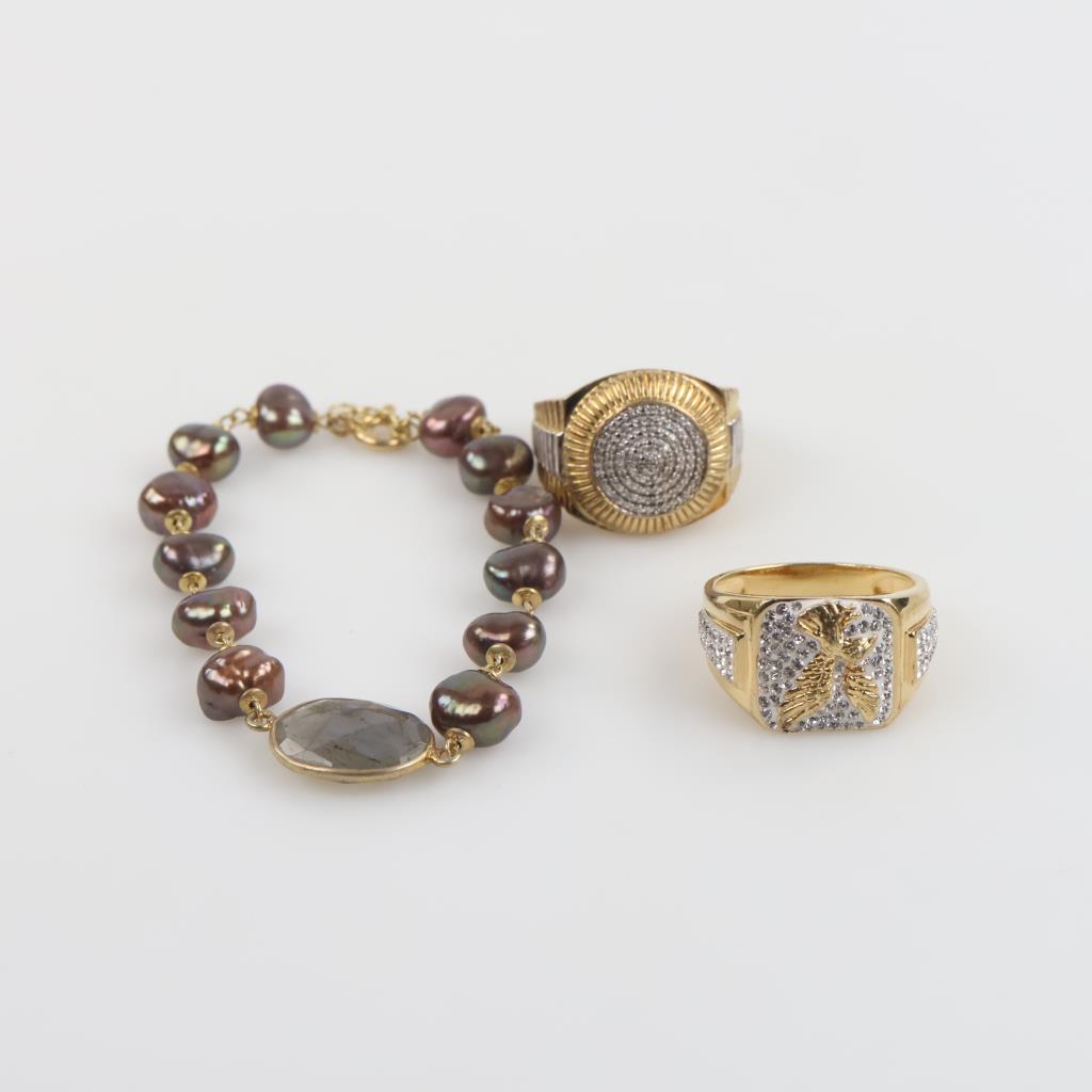 Sterling Silver GP Jewelry, 3 Pieces | Property Room