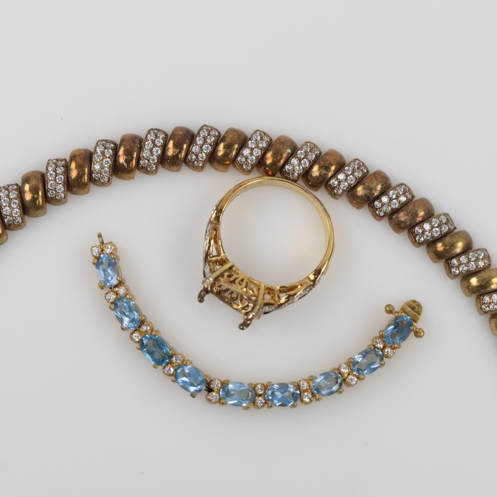 Sterling Silver GP Jewelry, 3 Pieces | Property Room