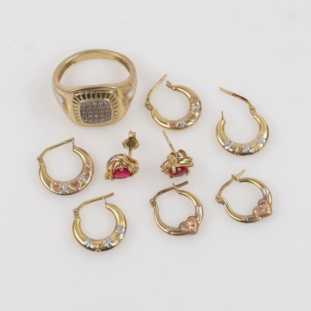 Sterling Silver GP Jewelry, 9 Pieces | Property Room