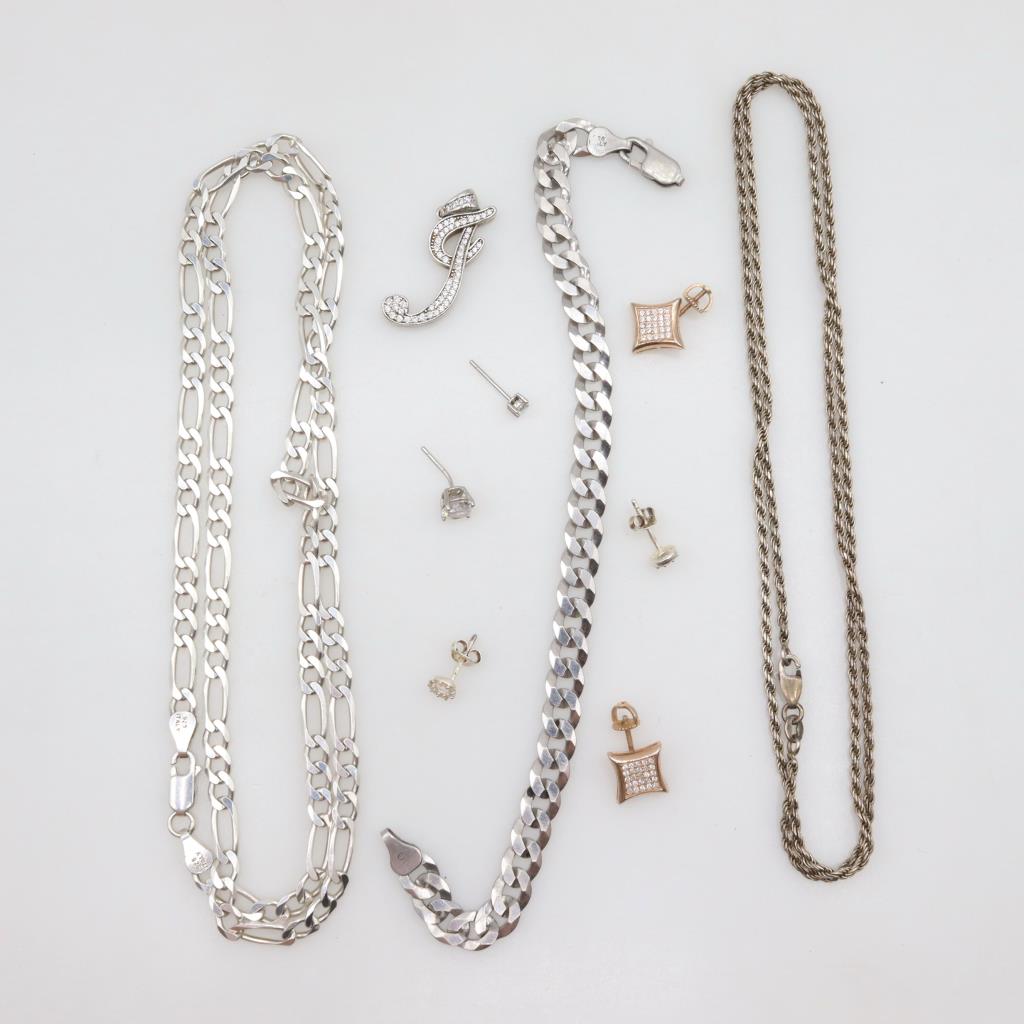 Sterling Silver Jewelry, 10 Pieces | Property Room