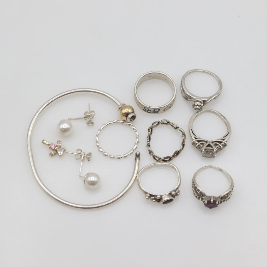Sterling Silver Jewelry, 11 Pieces | Property Room