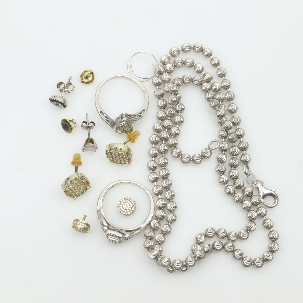 Sterling Silver Jewelry, 12 Pieces | Property Room