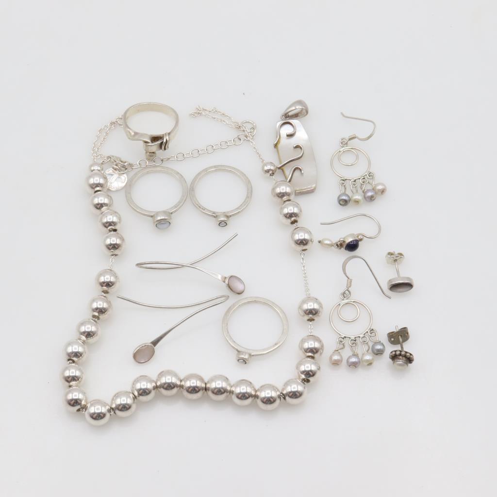 Sterling Silver Jewelry, 13 Pieces | Property Room