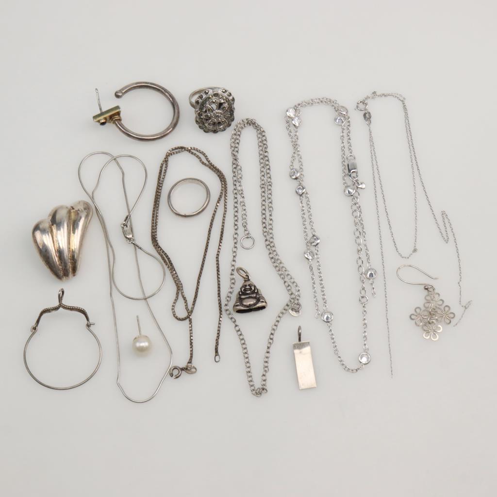 Sterling Silver Jewelry, 14 Pieces | Property Room
