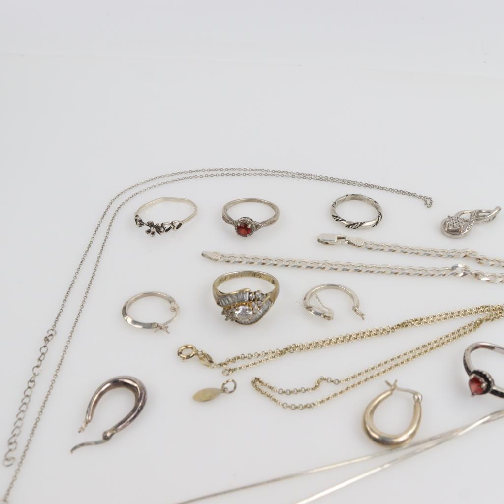 Sterling Silver Jewelry, 15 Pieces | Property Room