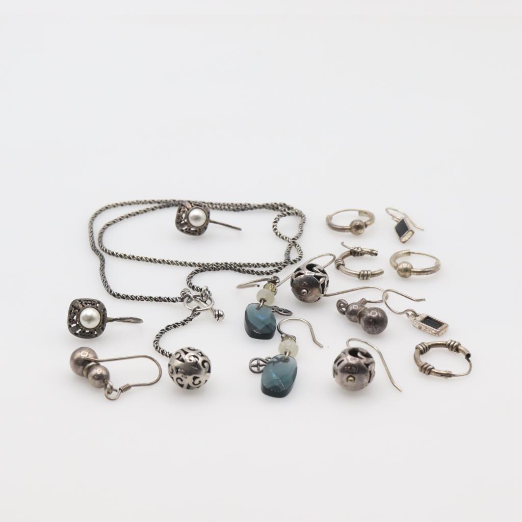 Sterling Silver Jewelry, 15 Pieces | Property Room