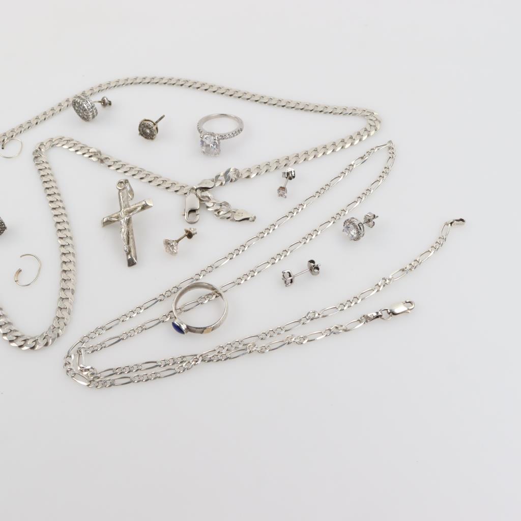 Sterling Silver Jewelry, 15 Pieces | Property Room