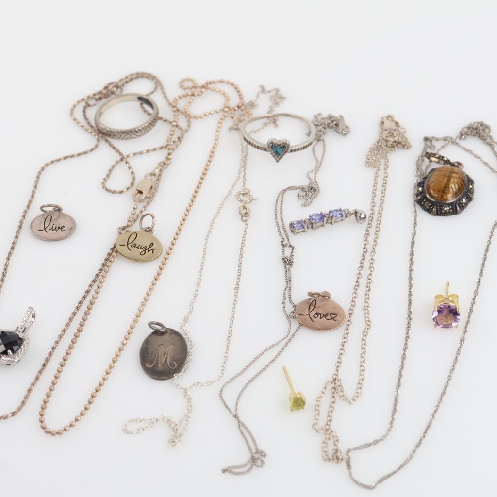 Sterling Silver Jewelry, 17 Pieces | Property Room