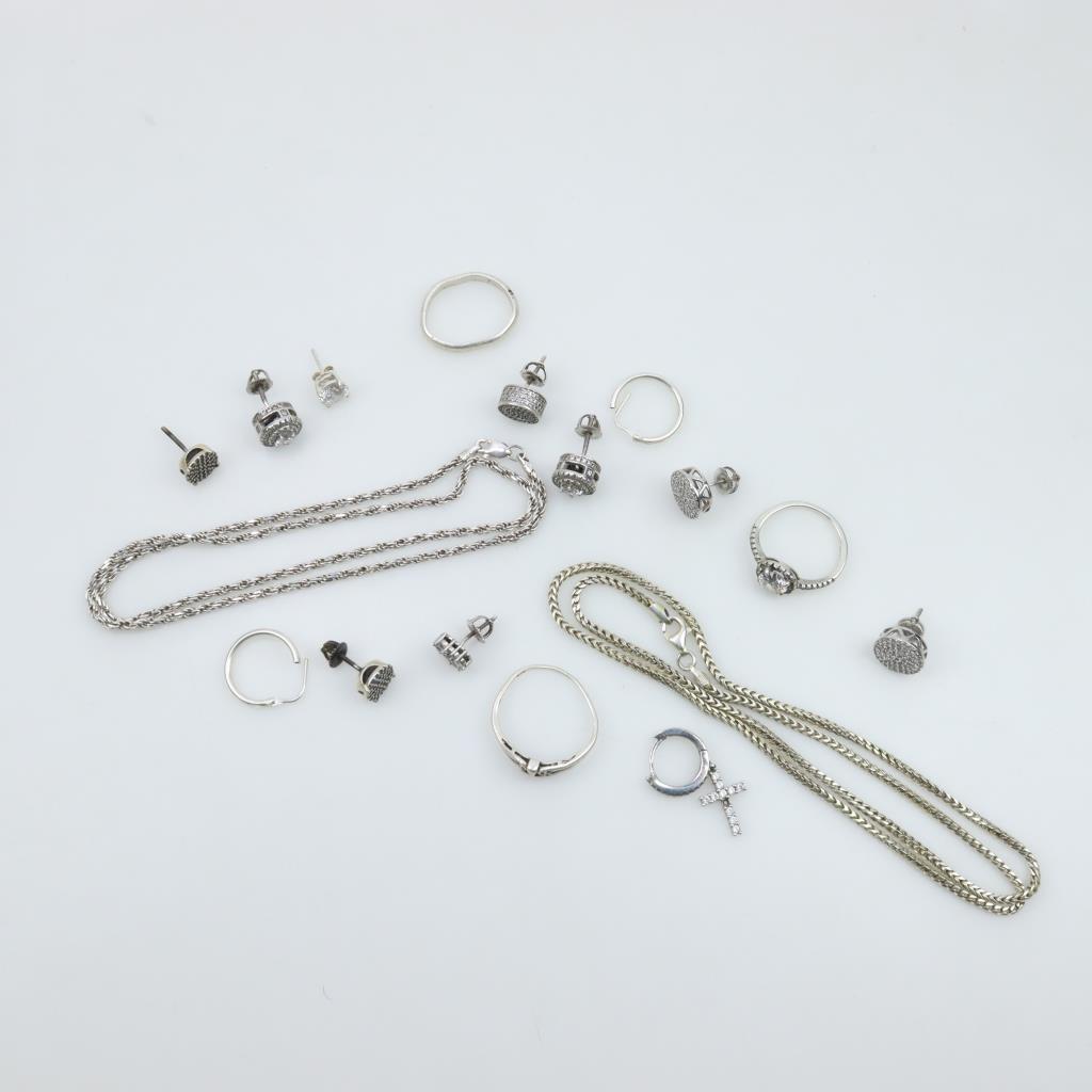 Sterling Silver Jewelry, 17 Pieces | Property Room