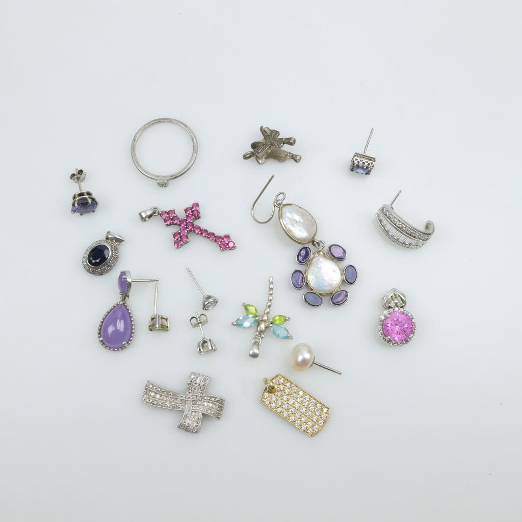 Sterling Silver Jewelry, 17 Pieces | Property Room